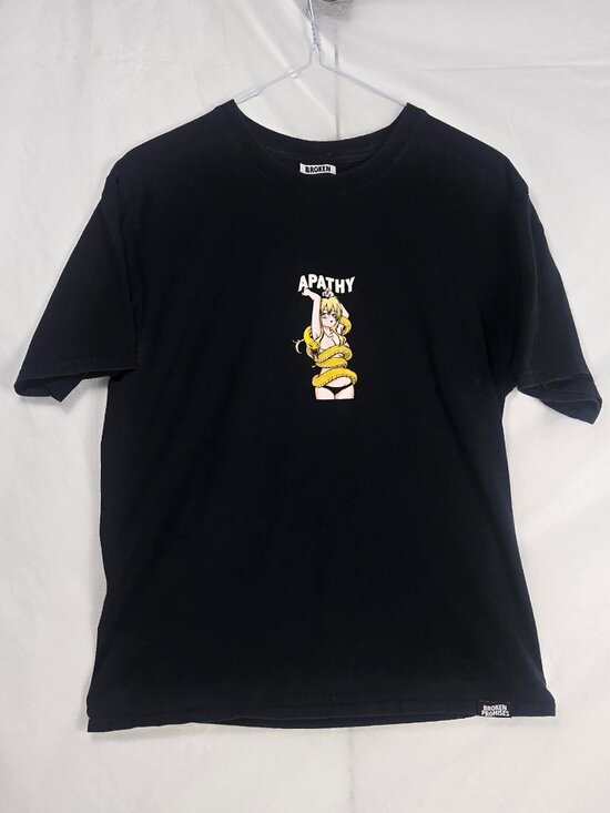 Broken Promises | Shirts | Broken Promises Co Apathy Anime Girl Graphic ...